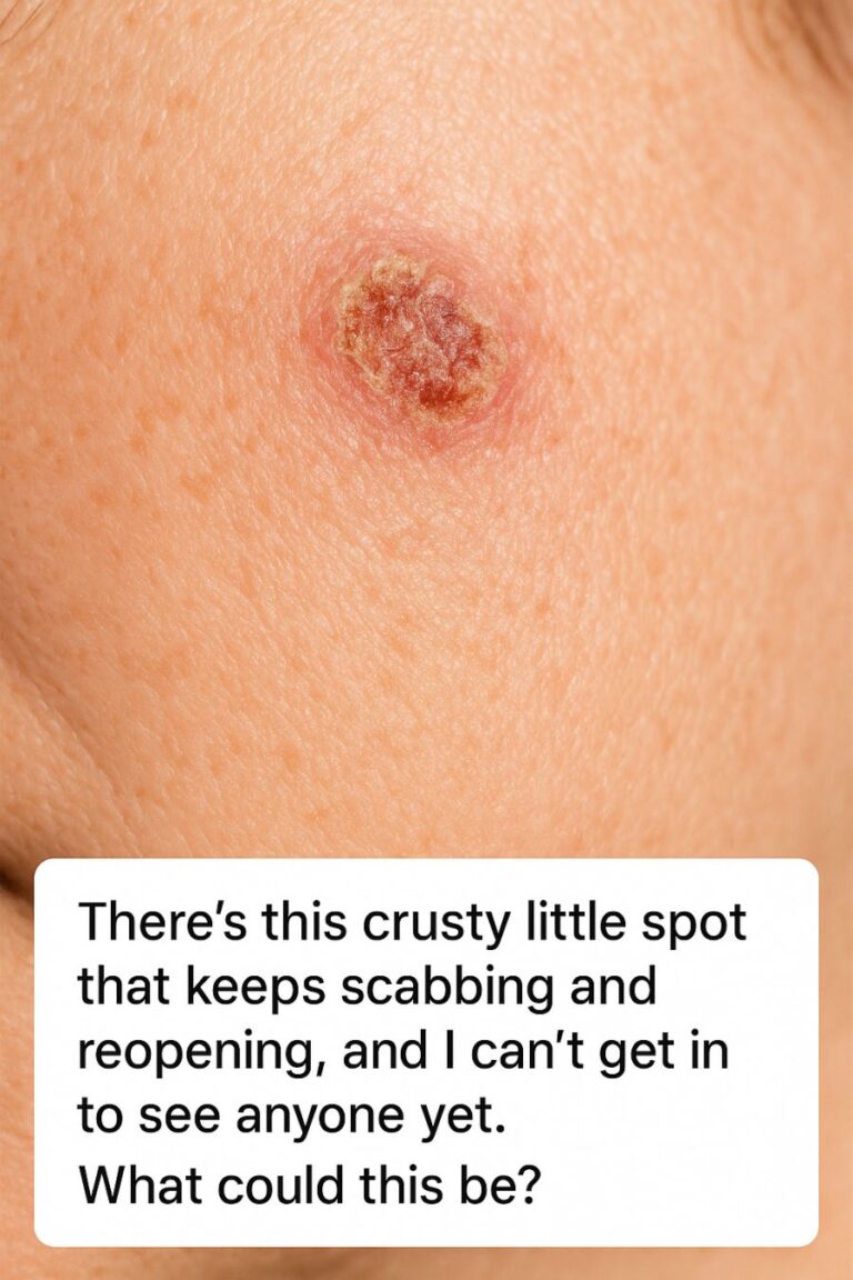 The Crusty Spot That Won’t Heal: What Your Skin May Be Trying to Tell ...